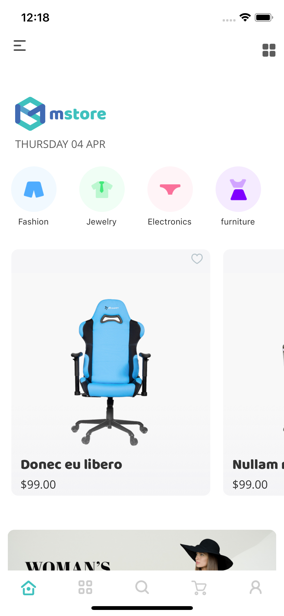 MStore Magento - the complete react native app for Magento 2 by InspireUI
